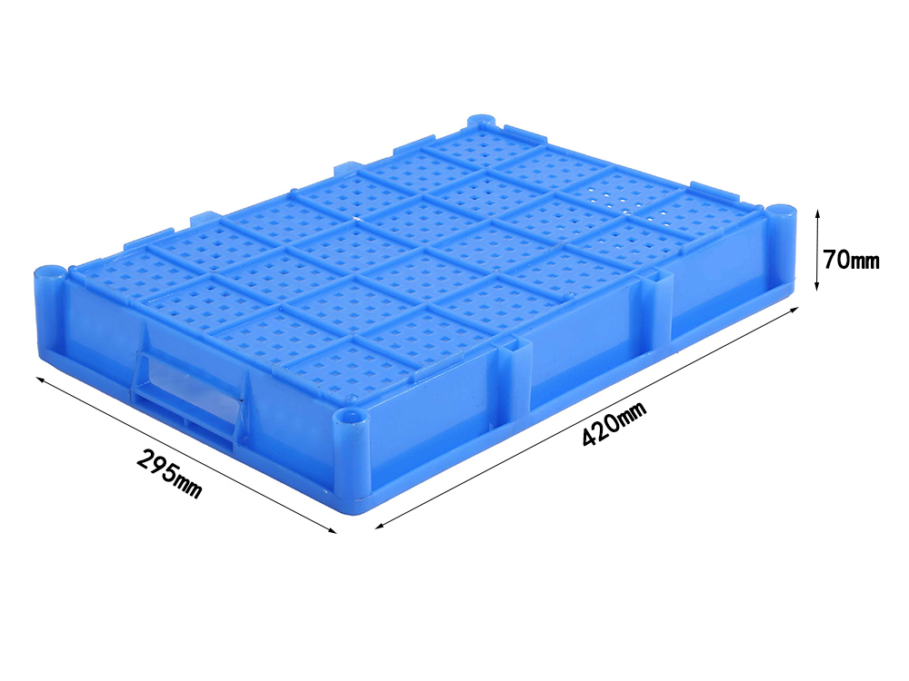 1# Blue Battery Screen with Holes – LingShang Ying Plastic