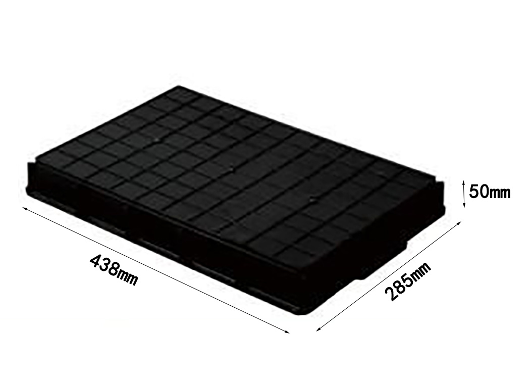 12# Anti-Static Black Square Plate – LingShang Ying Plastic