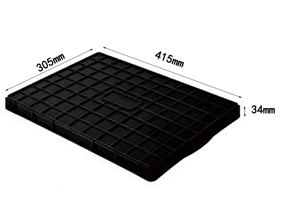 13# Anti-Static Black Square Plate – LingShang Ying Plastic