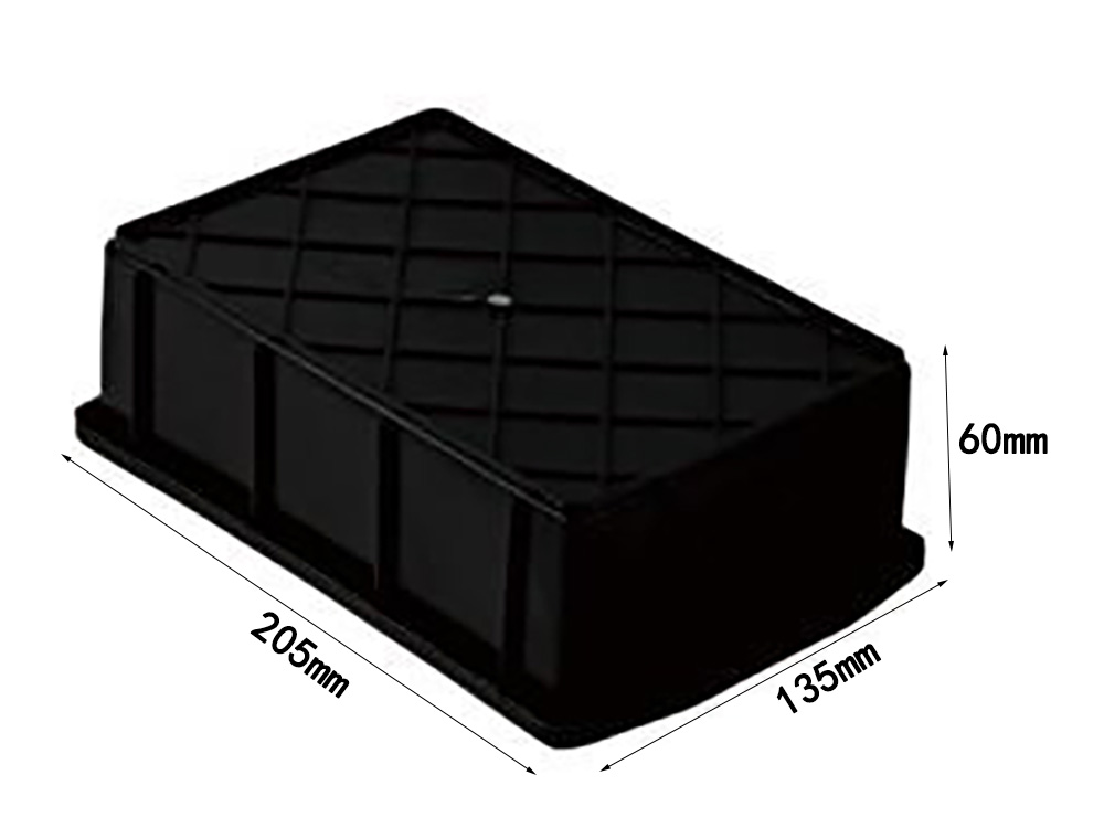 02# Anti-Static Black Flat Mouth Box – LingShang Ying Plastic