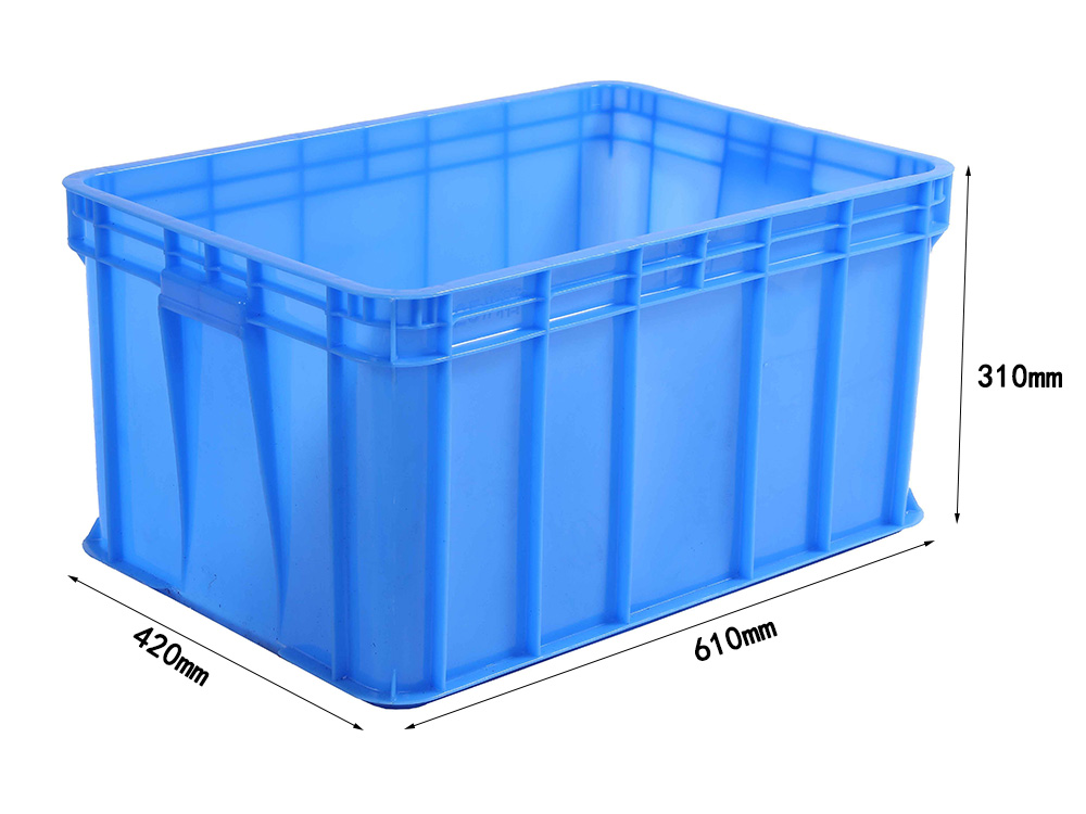 25# Blue Turnover Box – LingShang Ying Plastic