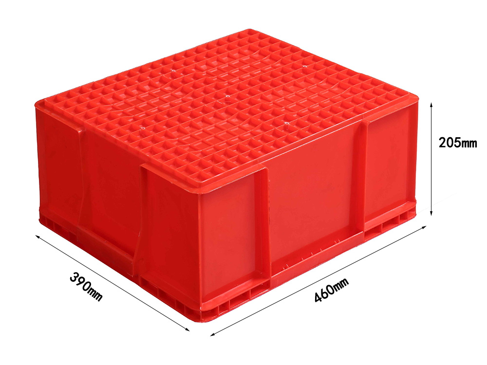 36# Red Turnover Box (Backhand) – LingShang Ying Plastic