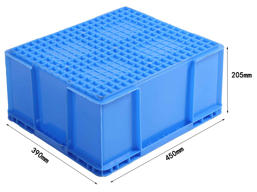 36# Blue Turnover Box – LingShang Ying Plastic