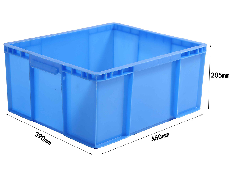 36# Blue Turnover Box – LingShang Ying Plastic