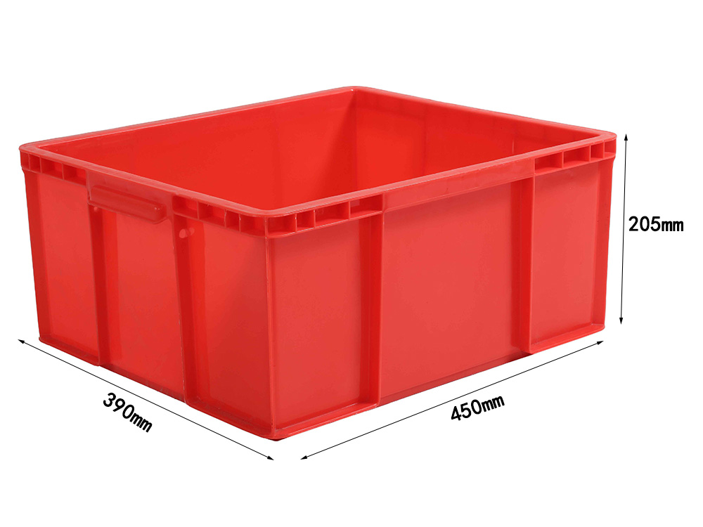 36# Red Turnover Box – LingShang Ying Plastic