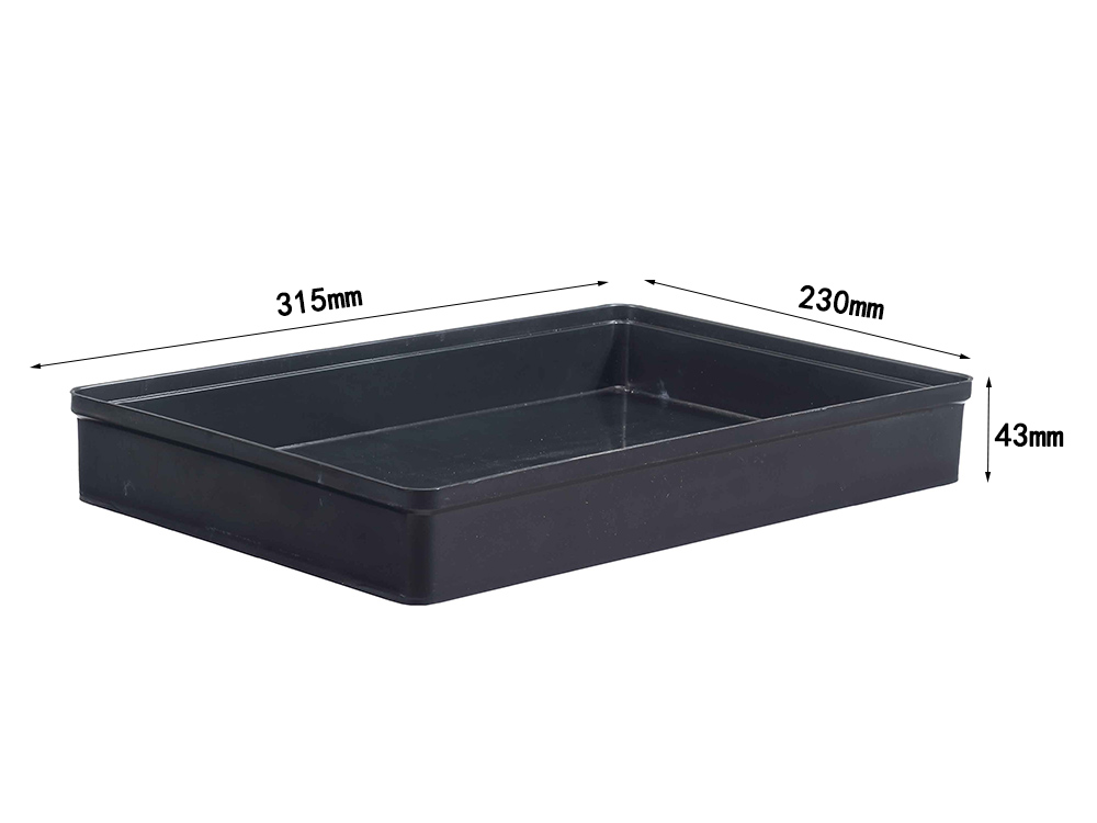 4# Anti-Static Black Square Plate – LingShang Ying Plastic