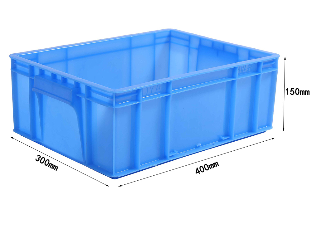 4#A Blue Turnover Box - LingShang Ying Plastic