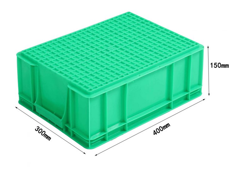 4#A Green Turnover Box – LingShang Ying Plastic