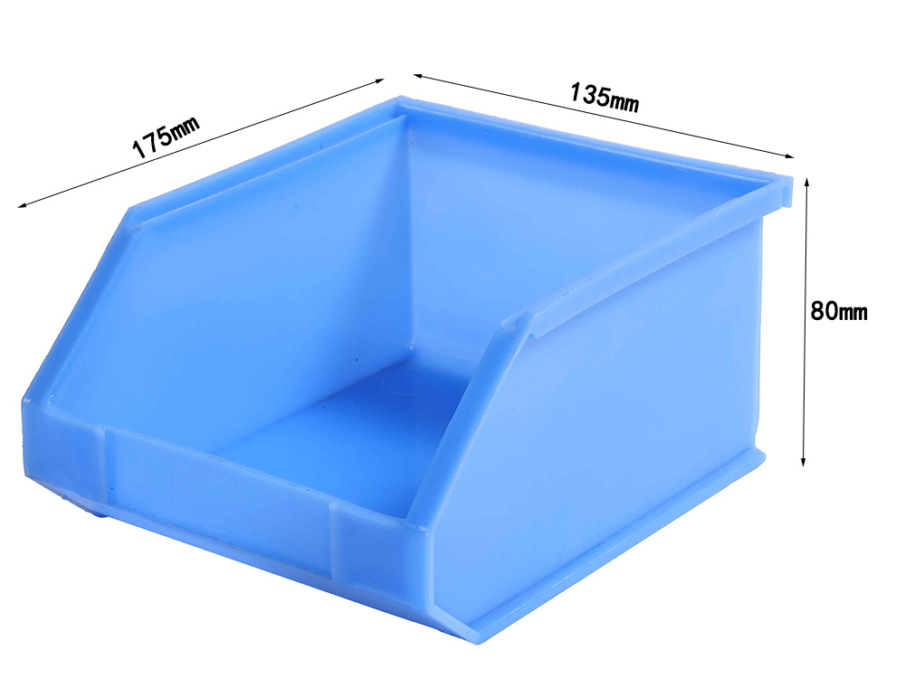008 Blue Oblique Mouth Box - LingShang Ying Plastic