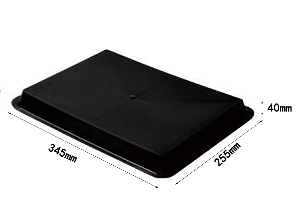 8# Anti-Static Black Tea Plate – LingShang Ying Plastic