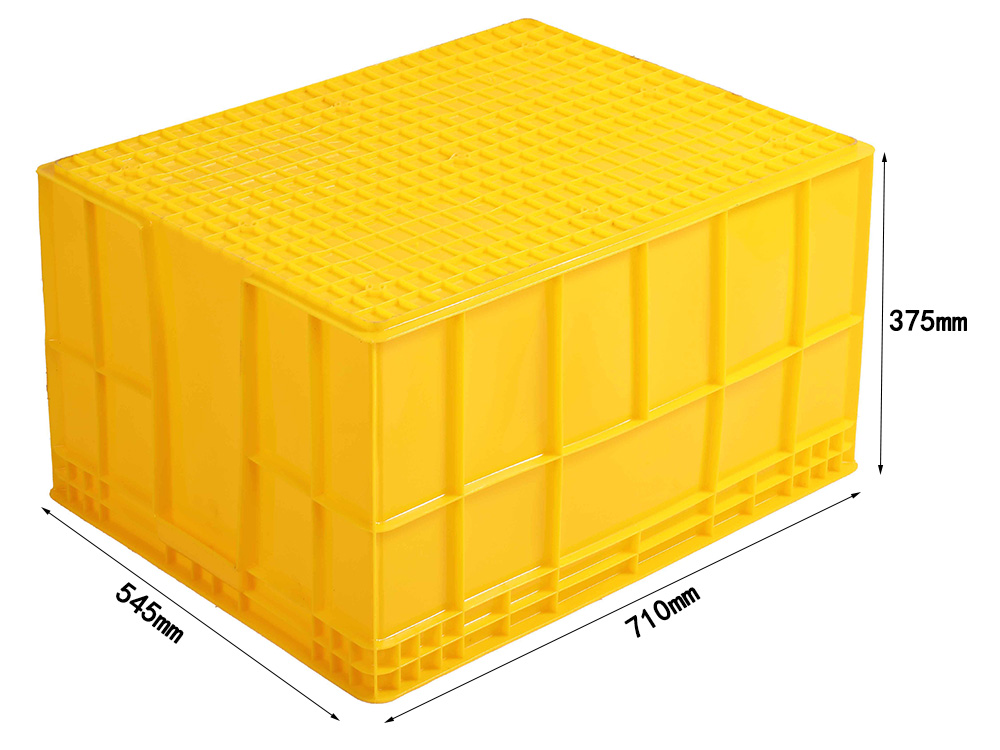 New AT# Yellow Turnover Box – LingShang Ying Plastic